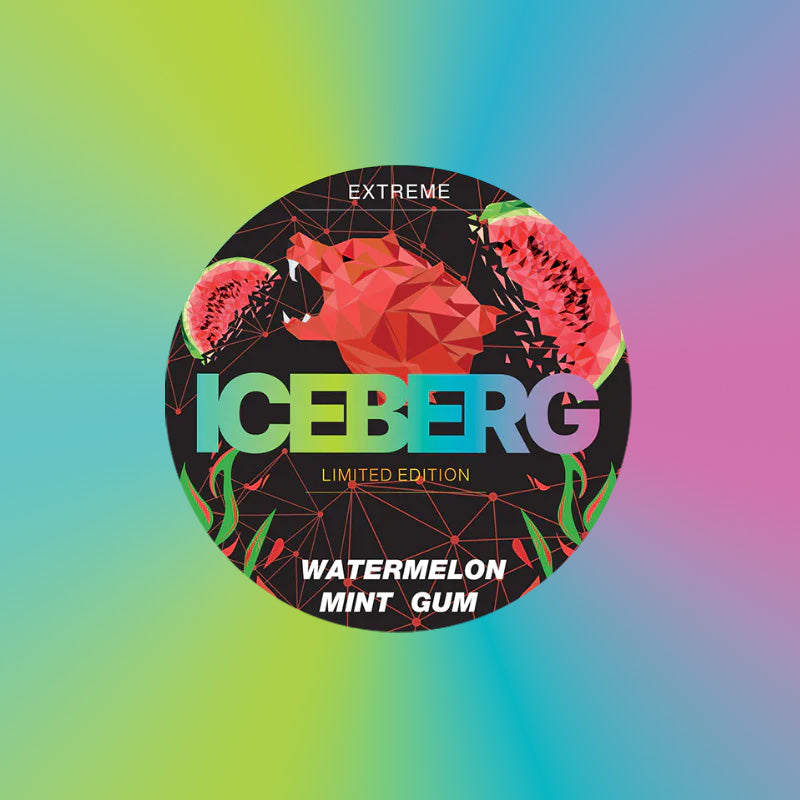ICEBERG WATERMELON MINT GUM – Snusdiscount